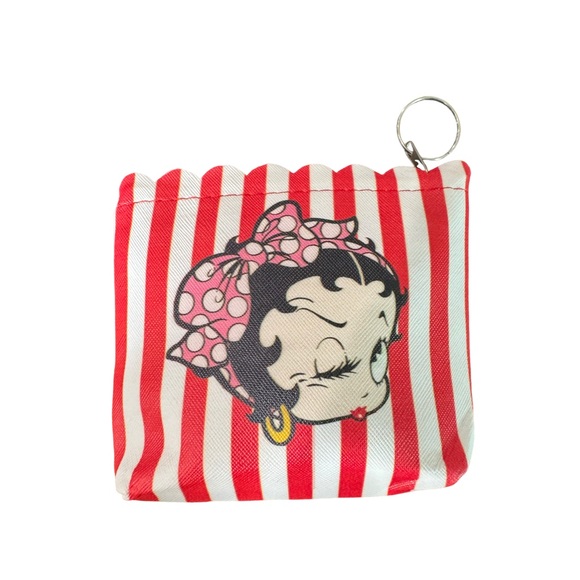 Betty Boop | Bags | Betty Boop Red And White Coin Purse | Poshmark